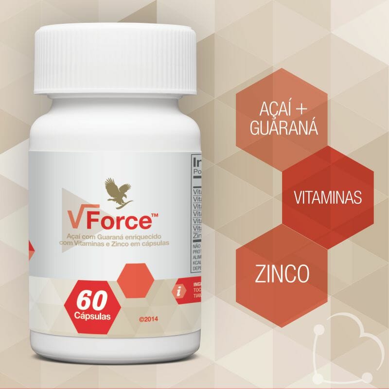 V-Force Forever Living - Suplemento alimentar de açai, guaraná ...